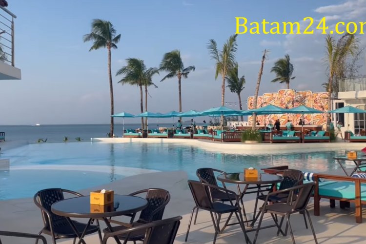 Menikmati Keindahan Pantai di Cafe Beach Club Golden City Bengkong ...