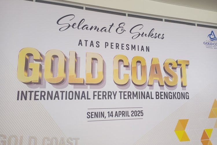 Peresmian Gold Coast International Ferry Terminal Bengkong: Gerbang ...